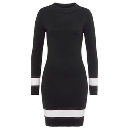 AJC Strickkleid Damen Gr&ouml;&szlig;e XL schwarz / wei&szlig;