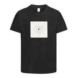 Husksware Shirt 'Herren T-Shirt mit abstraktem Grafikprint' Herren Gr&ouml;&szlig;e XL schwarz