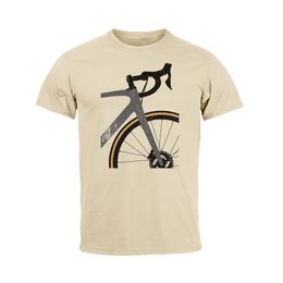 Neverless Shirt 'Rennrad' male size 4XL Beige