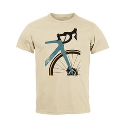 Neverless Shirt 'Rennrad' male size S Blue / Turquoise / Black