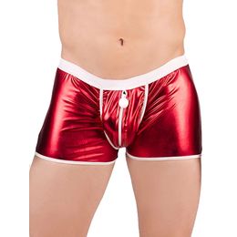 Andalea Boxershorts 'Weihnachts Wetlook-Boxer' Herren Gr&ouml;&szlig;e L/XL rot
