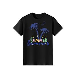 LapaPlus Shirt 'Summer Palm Tree' female size S Black