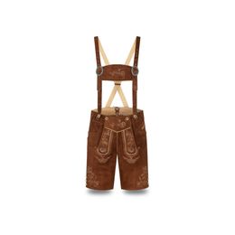 Steigenh&ouml;fer Traditional Pants 'Lederhose Herren "Ludwig"' male size 58 Brown