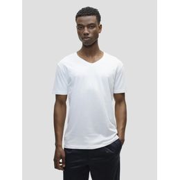 SANVT Shirt 'The V-Neck T-Shirt' Herren Gr&ouml;&szlig;e L wei&szlig;