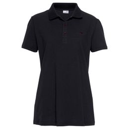 Kangaroos Poloshirt Damen Gr&ouml;&szlig;e L schwarz