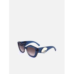 K by KARL LAGERFELD Karl Lagerfeld Sonnenbrille 'Karl Lagerfeld KL6127S Wine pink 52/18/140 Women Sunglasses' Damen Gr&ouml;&szlig;e 52 blau
