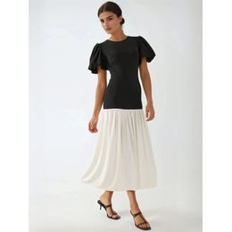 Hiccup Kleid Damen Gr&ouml;&szlig;e 40 ecru / schwarz Sommerkleid