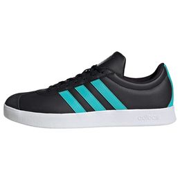 adidas Performance Athletic Shoes 'VL Court Mer' male size 41/41.5 Turquoise / Black