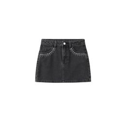 Mango Kids Rock 'STELLA' M&auml;dchen Gr&ouml;&szlig;e 116 black denim