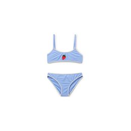 CALZEDONIA Bikini 'Mini Fruit' girl size 152 Light blue / Dark green / Red / White