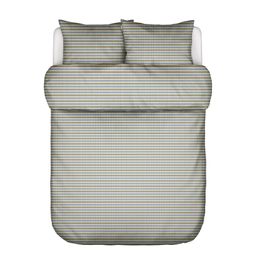 Marc O'Polo Marc O'Polo Duvet Cover 'Olle' male size 200x200 + 2x 80x80 cm Beige / Blue denim / Olive