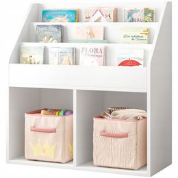 Timetrade B&uuml;cherregal,, Wei&szlig;, Holzwerkstoff, 73x80x30 cm, Wohnzimmer, Regale, B&uuml;cherregale