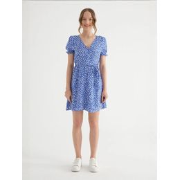 Hiccup Kleid Damen Gr&ouml;&szlig;e 38 blau / wei&szlig; Sommerkleid