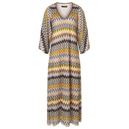 ana alcazar Kleid 'Disli' Damen Gr&ouml;&szlig;e 42 blau / braun / gelb Sommerkleid