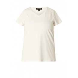 Base Level Curvy T-Shirt Damen Gr&ouml;&szlig;e XXXL hellbeige
