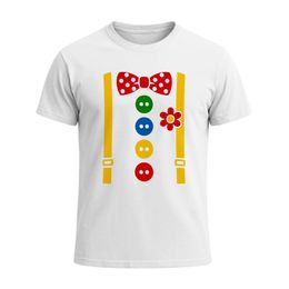 MoonWorks Shirt 'clown' male size XL White