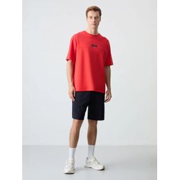 Tommy Life Jogginganzug Herren Gr&ouml;&szlig;e M rot / schwarz