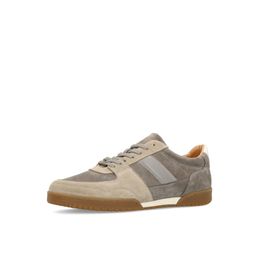 Manfield Sneaker Herren Gr&ouml;&szlig;e 46 beige / dunkelbeige / hellgrau