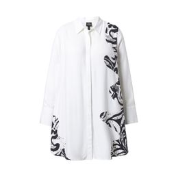 Ulla Popken Bluse Damen Gr&ouml;&szlig;e XXXL/4XL schwarz / wei&szlig;