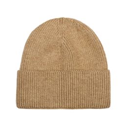styleBREAKER Beanie 'Strickm&uuml;tze mit Rippenmuster' female size 56/58 mottled brown