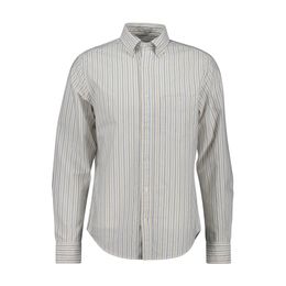 Gant Button Up Shirt 'Reg Oxford' male size XL Beige / Dusty blue / White