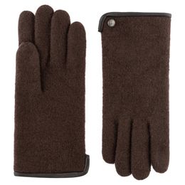Roeckl Strickhandschuhe 'FELTED WOOL' Damen Gr&ouml;&szlig;e S/M braun / kastanienbraun / dunkelbraun / braunmeliert