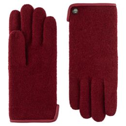 Roeckl Strickhandschuhe 'FELTED WOOL' Damen Gr&ouml;&szlig;e L beere / bordeaux / weinrot / rubinrot / karminrot / kirschrot / dunkelrot