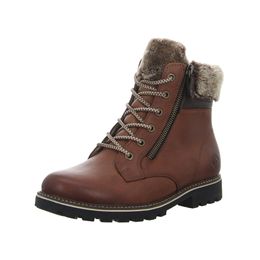 REMONTE Lace-Up Boots 'Damen Stiefelette D8463-25 Echt Leder in braun' female size 36 Brown
