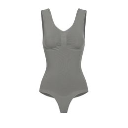 cfab Shapingbody 'Tank Bodysuit Sculpting Shapewear mit String' Damen Gr&ouml;&szlig;e 5XL graphit