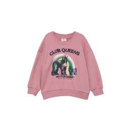 s.Oliver Sweatshirt M&auml;dchen Gr&ouml;&szlig;e 104/110 gr&uuml;n / pitaya / schwarz / wei&szlig;