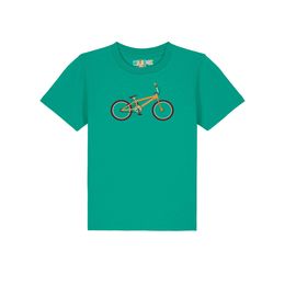 Watabout.kids T-Shirt 'BMX' Jungen Gr&ouml;&szlig;e 134/146 grasgr&uuml;n / mischfarben