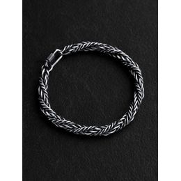 REYTEL Bracelet 'BRAID' male size 17 cm Silver