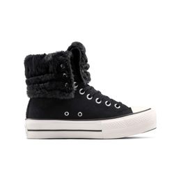 Converse High-Top Sneakers 'Converse Chuck Taylor All Star Fold-Over Lift Platform' male size 39 Black