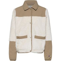 Champion Fleecejacke Damen Gr&ouml;&szlig;e L beige / braun