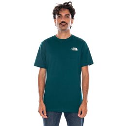 The North Face Shirt 'M EVO BOX NSE REG SS T PACIFIC TEAL' male size L Green