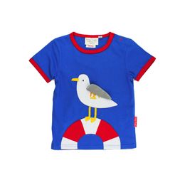Toby tiger Shirt 'M&ouml;wentanz' Jungen Gr&ouml;&szlig;e 104 blau