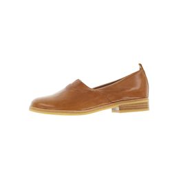 Everybody Classic Flats 'MELONE - moderner Sacchetto Slipper' female size 41.5 Cognac