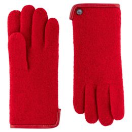 Roeckl Strickhandschuhe 'FELTED WOOL' Damen Gr&ouml;&szlig;e S/M rot / blutrot / weinrot / karminrot / kirschrot / feuerrot / knallrot / hellrot / dunkelrot