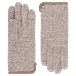 Roeckl Strickhandschuhe 'FELTED WOOL' Damen Gr&ouml;&szlig;e S hellbraun
