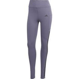 adidas Performance Sporthose 'Optime' Damen Gr&ouml;&szlig;e XXXS/XXS violettblau / schwarz