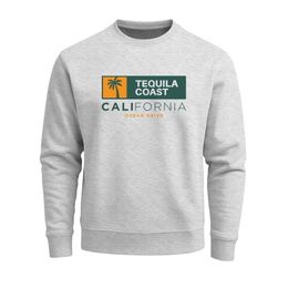 Neverless Sweatshirt 'California' Herren Gr&ouml;&szlig;e XL grau