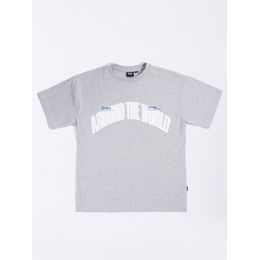 Dr. Denim Shirt 'Trooper Tee' Herren Gr&ouml;&szlig;e S grau