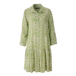 Aniston Casual Kleid Damen Gr&ouml;&szlig;e 42 kastanienbraun / kiwi / wei&szlig; Sommerkleid
