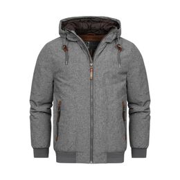 INDICODE Jeans &Uuml;bergangsjacke Herren Gr&ouml;&szlig;e L grau Sommerjacke