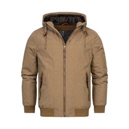 INDICODE Jeans &Uuml;bergangsjacke Herren Gr&ouml;&szlig;e L beigemeliert Sommerjacke