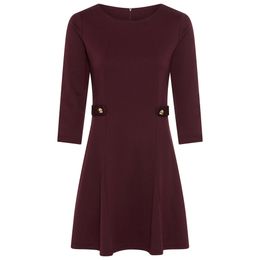 Laura Scott Kleid Damen Gr&ouml;&szlig;e 34 bordeaux Sommerkleid