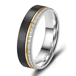 Marrya Ring 'MARRYA Ehering BT-02 aus Black Titanium' Damen Gr&ouml;&szlig;e 59 schwarz