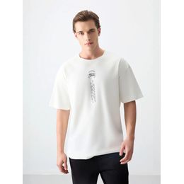 Tommy Life T-Shirts Herren Gr&ouml;&szlig;e L offwhite
