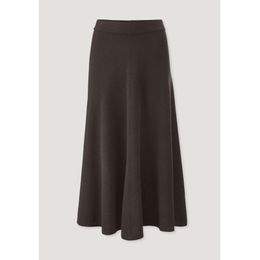 hessnatur Strick Rock Midi in kakao braun | Gr.: M