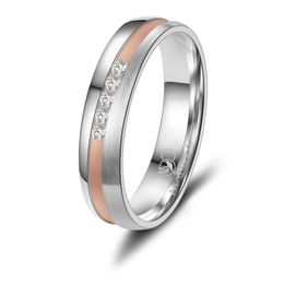 Marrya Ring 'MARRYA SI-24 Ehering aus Silber' Damen Gr&ouml;&szlig;e 60 silber
